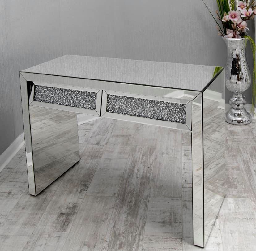 Crushed Diamond Dressing Table – Elegance Home Furniture & Wholesalers
